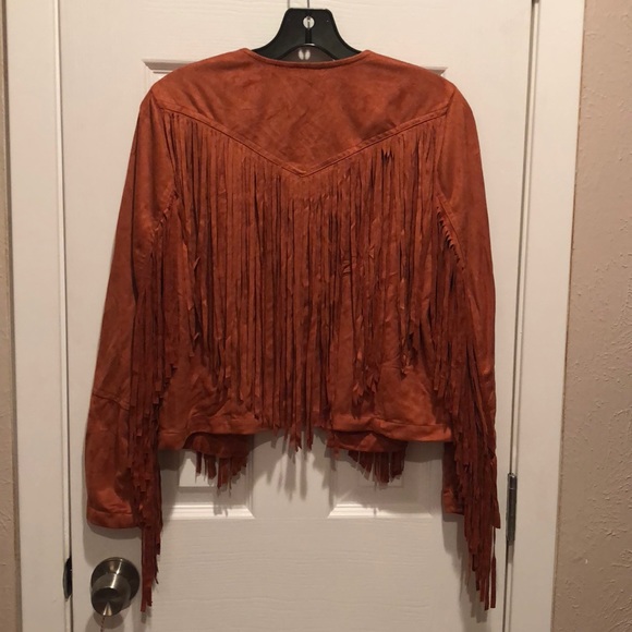 By Together | Jackets & Coats | Rust Color Suede Jacket | Poshmark